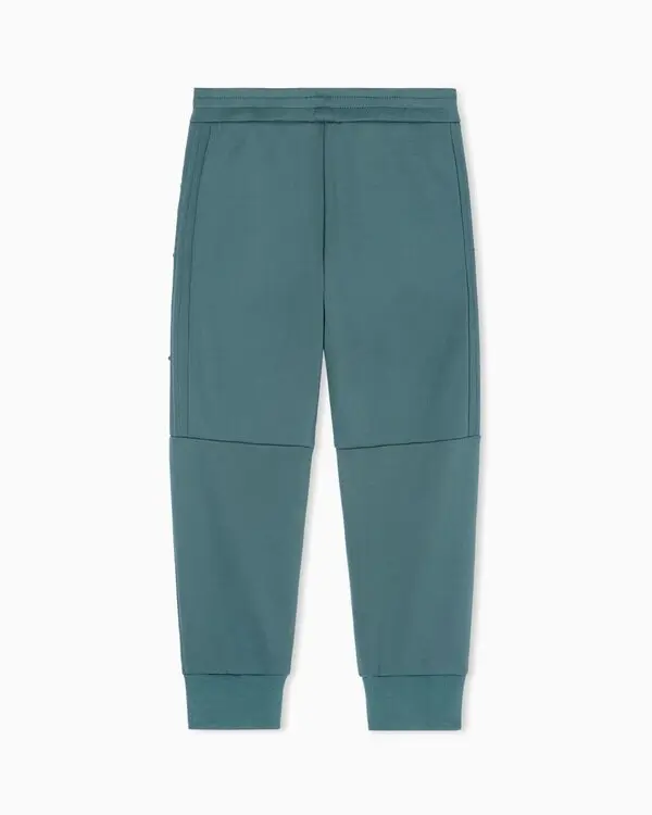 Emporio Armani Embossed-logo Panelled Track Pants