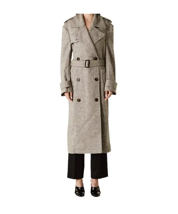 Stella McCartney Long Sleeve Coat - Nude