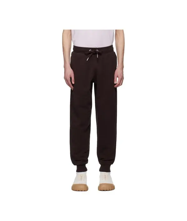 AMI Paris Logo-patch Track Pants - Eggplant