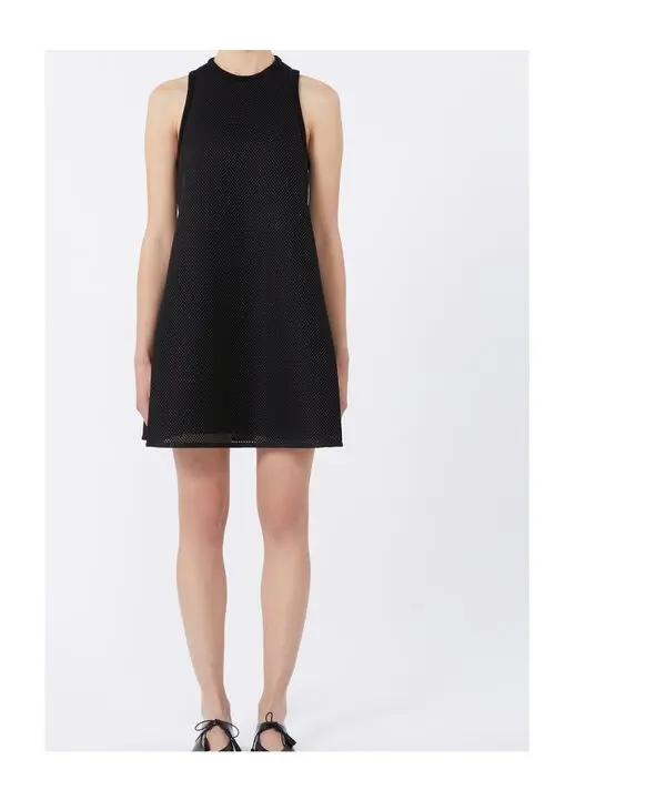 Max Mara Didone Mesh Flared Dress