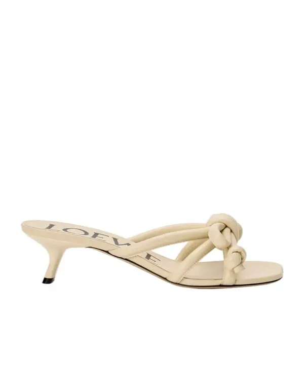 Loewe Knot Detailing Sandals - Nude