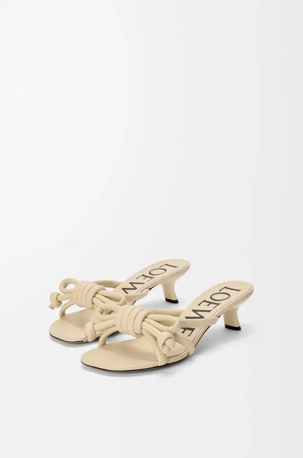 Loewe Knot Detailing Sandals - Nude