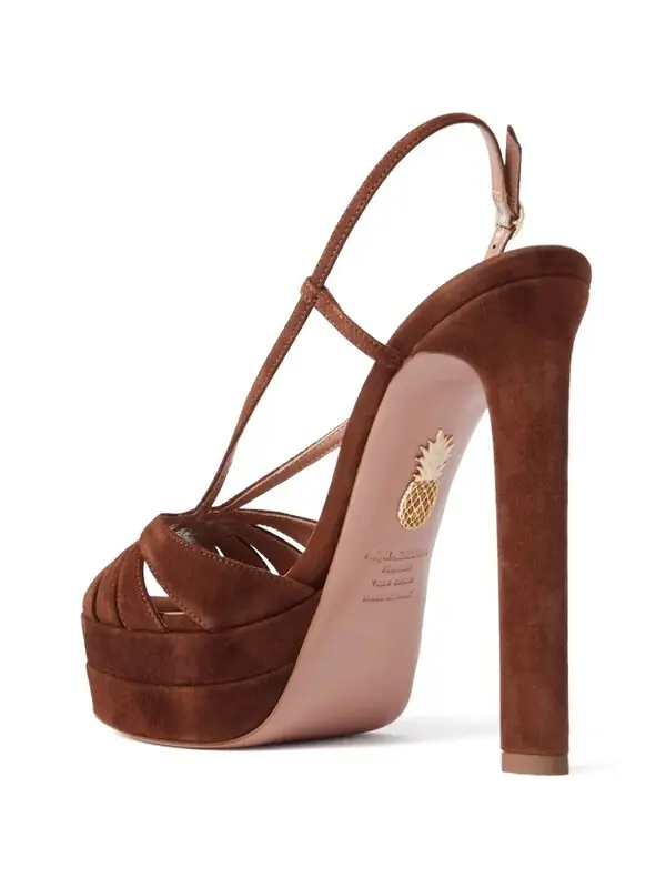 AQUAZZURA Aimée Platform Sandals