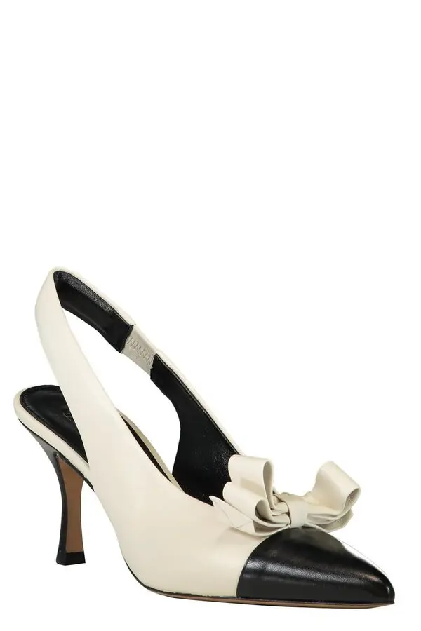 Chloé Bow Slingback Heeled Pumps