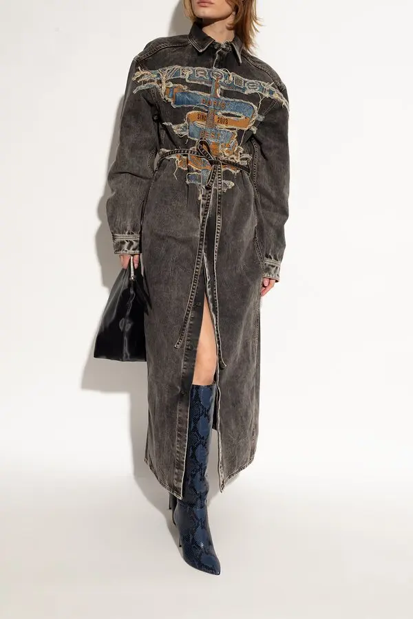 Paris Texas Animal Motif Knee-length Boots