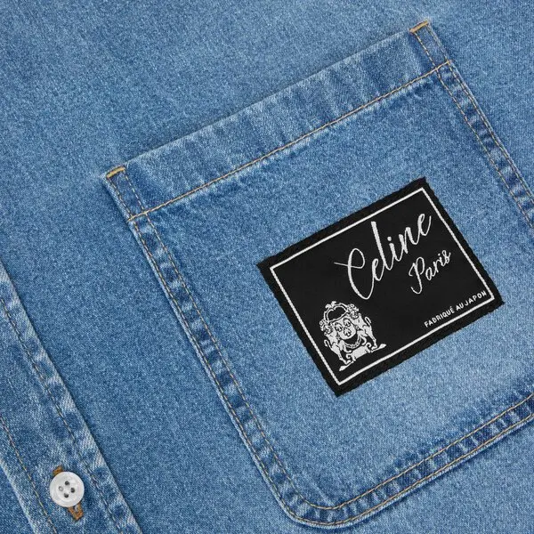 Celine Shirt In Cotton Denim
