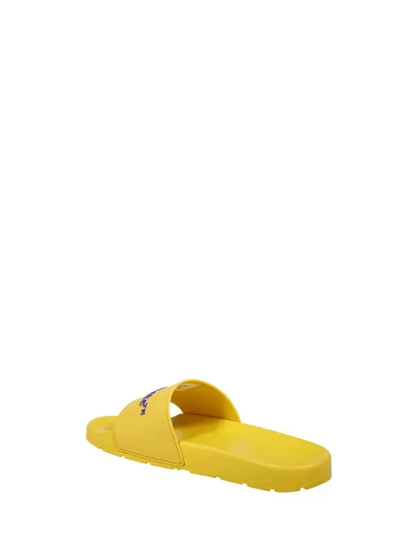 Off-White Bookish Logo Embossed Slip-on Slides
