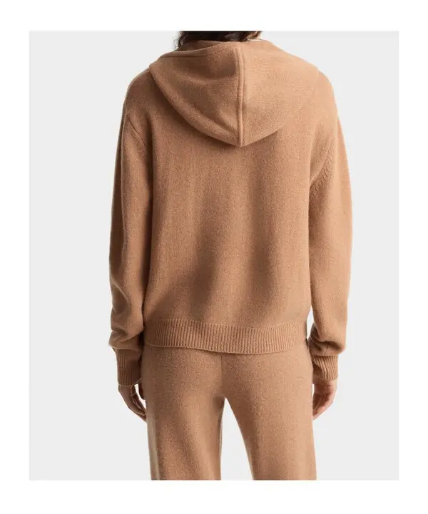 SPORTY  RICH Sporty & Rich Cashmere Zip Hoodie
