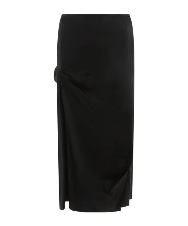 Victoria Beckham Zippered Skirt - Black