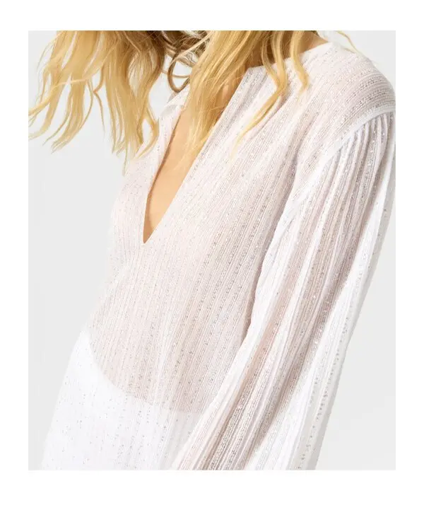 Missoni Balloon Sleeve Blouse - Green-brown