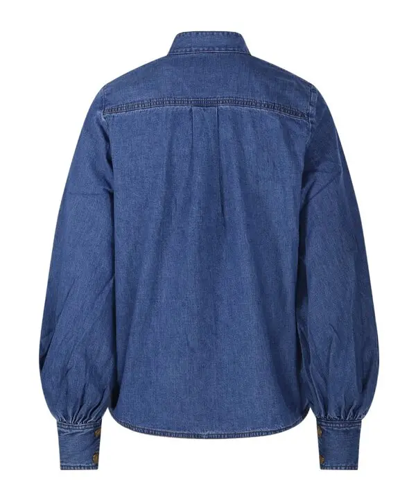 Zimmermann Embroidered Denim Shirt