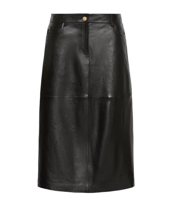 Max Mara Smmgita High-waist Midi Skirt - Black