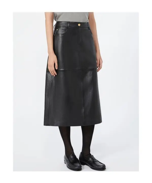 Max Mara Smmgita High-waist Midi Skirt - Black