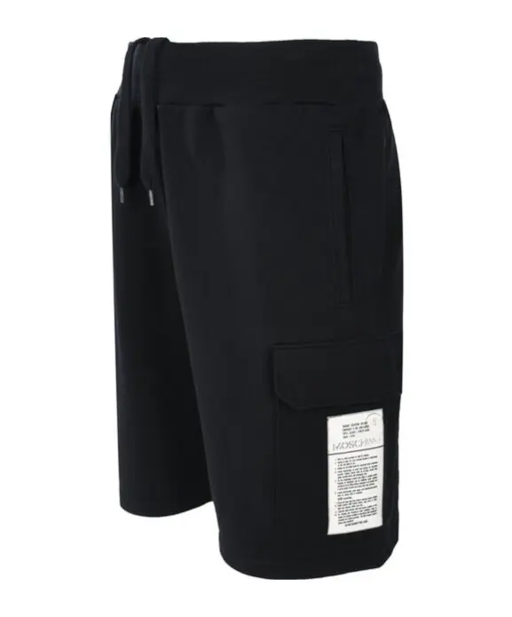 Moschino Logo-patch Organic Cotton Track Shorts