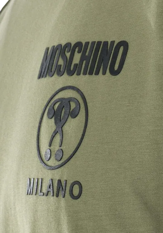 Moschino Double Question Mark Cotton T-shirt