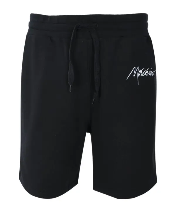 Moschino Embroidered Organic Cotton Track Shorts