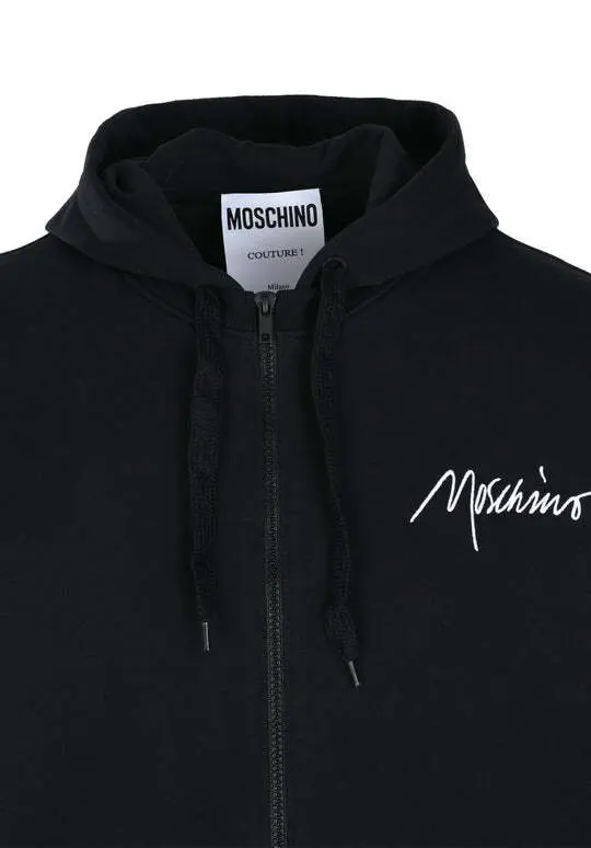 Moschino Logo-print Cotton Hoodie