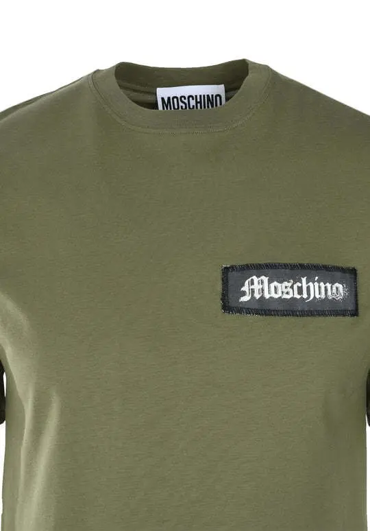 Moschino T-shirt With Round Neck And Short Sleeves
