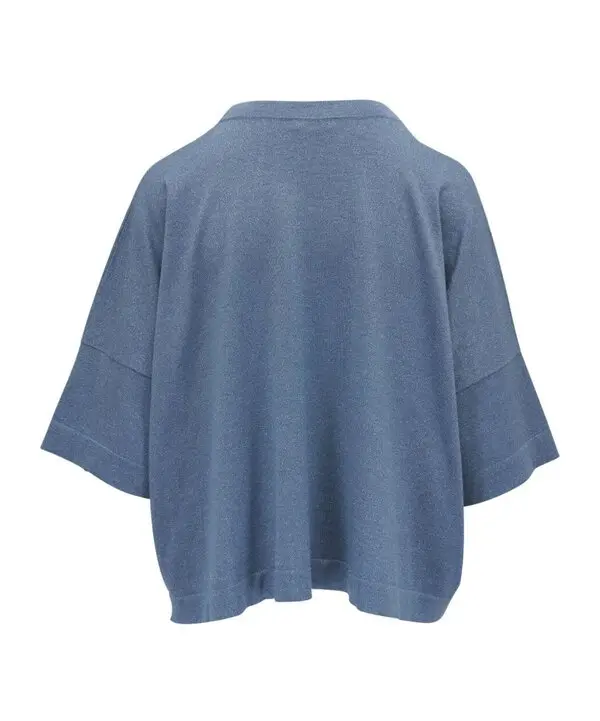 Brunello Cucinelli Boxy Knit Top