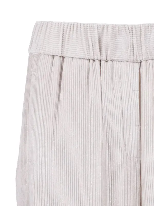 Peserico Elastic-waist Wide Leg Trousers