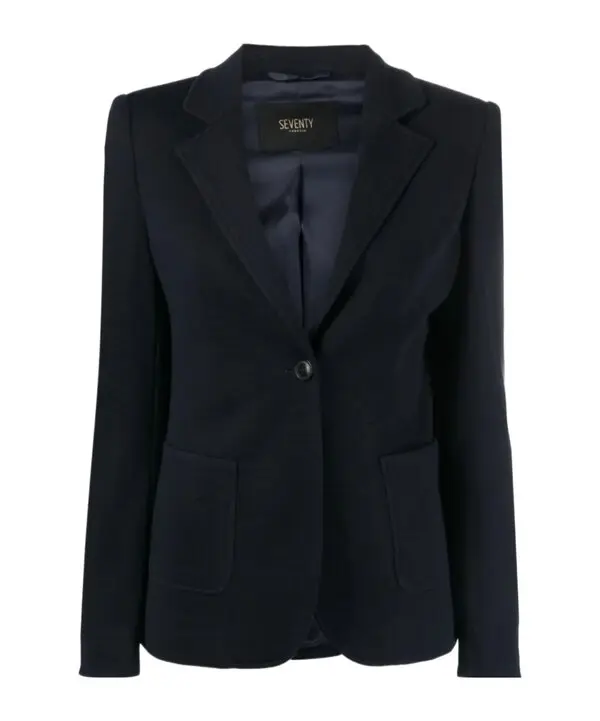 Seventy Single-breasted Blazer With Lapel Collar