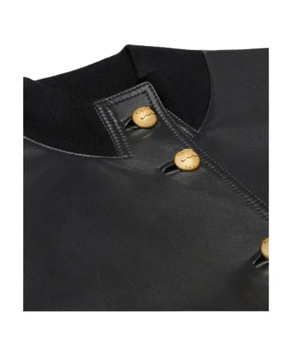 Celine Boule Blouson In Soft Lambskin