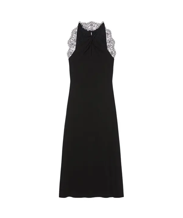 Givenchy Halterneck Lace Midi Dress