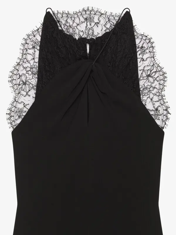 Givenchy Halterneck Lace Midi Dress