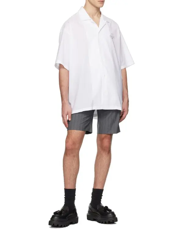 Moschino Embroidered Straight Shirt