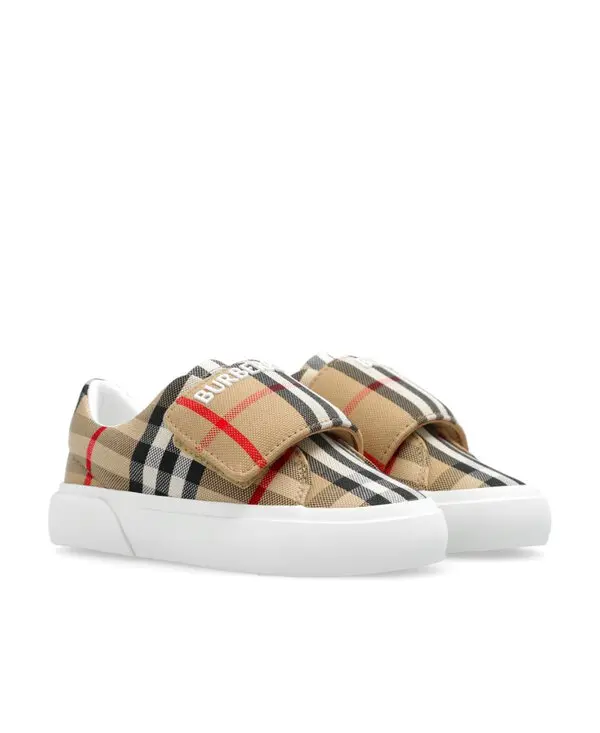 Burberry Vintage Check Touch-strap Sneakers