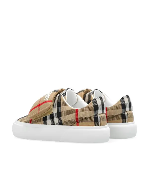 Burberry Vintage Check Touch-strap Sneakers