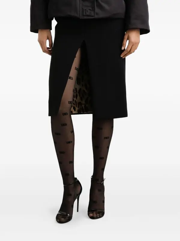 Dolce & Gabbana Dolce Gabbana Front Slit Midi Pencil Skirt