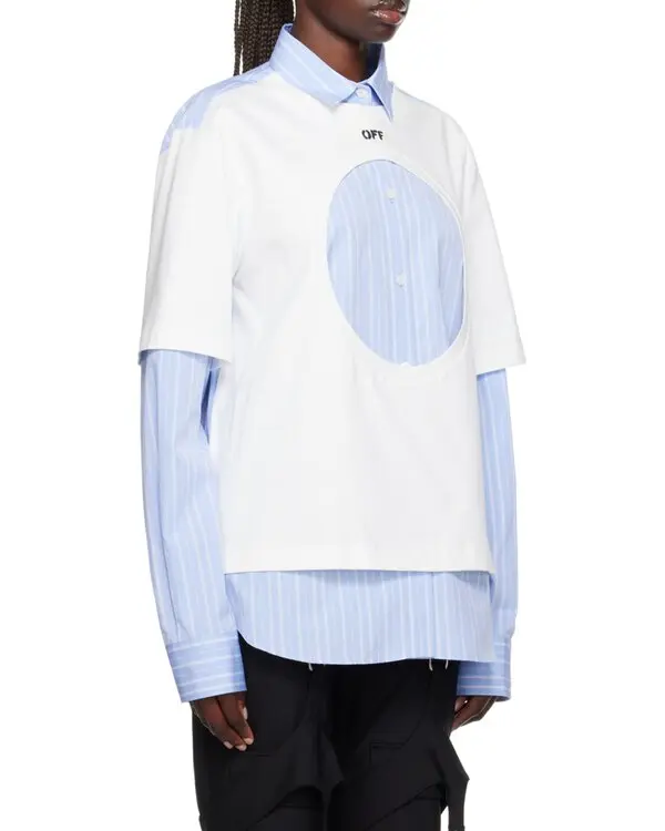 Off-White Long-sleeved Shirt