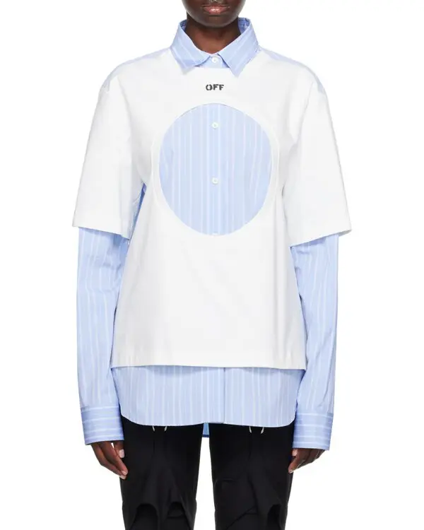 Off-White Long-sleeved Shirt