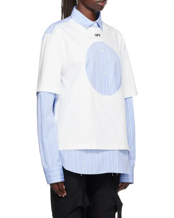 Off-White Long-sleeved Shirt