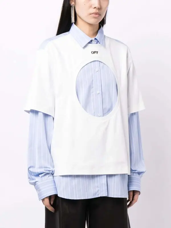 Off-White Long-sleeved Shirt