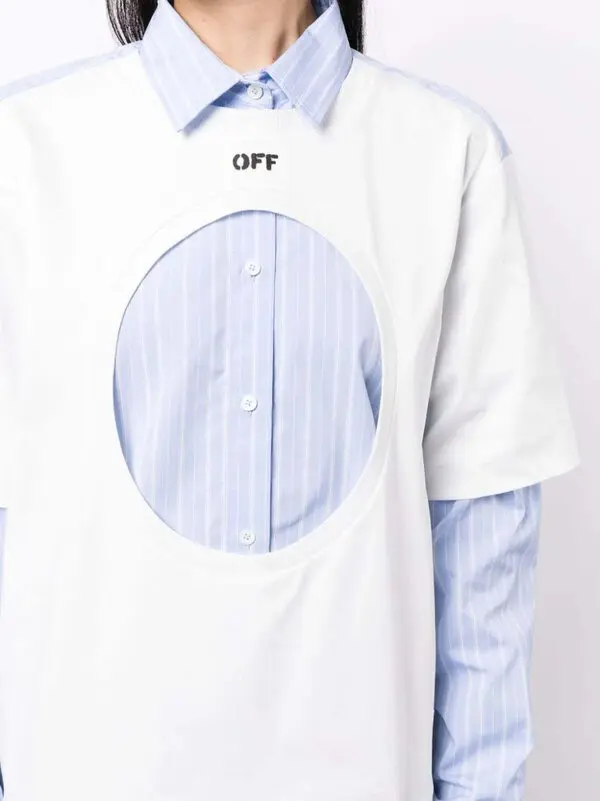 Off-White Long-sleeved Shirt