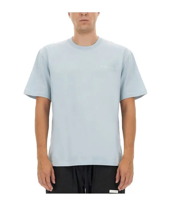 IH NOM UH NIT Black Pearl Roses Logo-print T-shirt