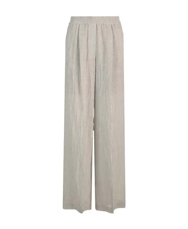 Brunello Cucinelli High Waisted Wide Leg Trousers