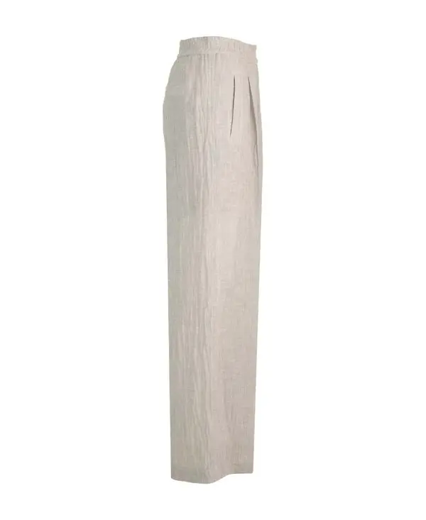 Brunello Cucinelli High Waisted Wide Leg Trousers
