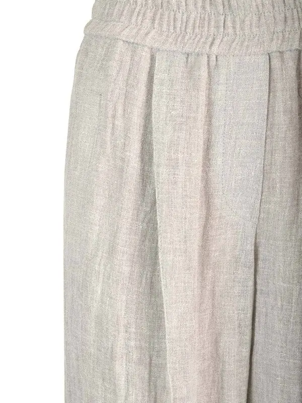 Brunello Cucinelli High Waisted Wide Leg Trousers