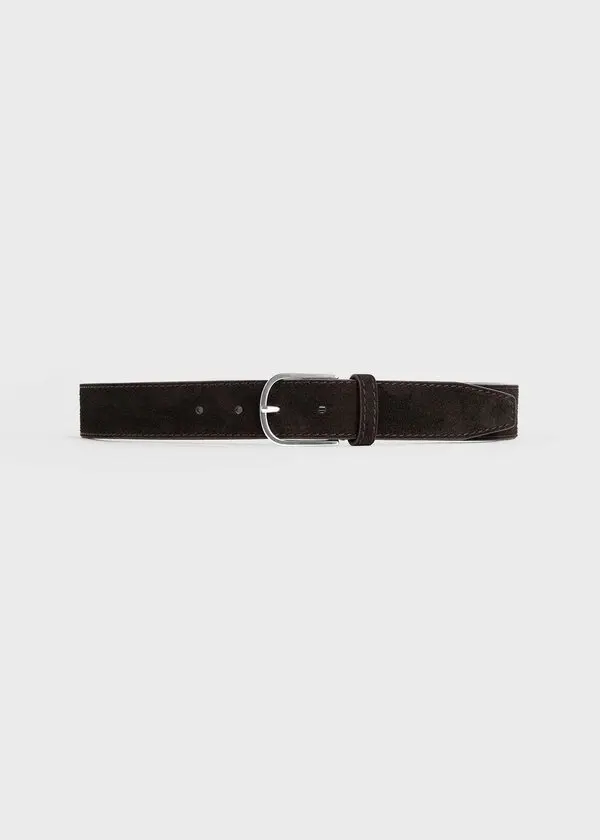 TOTEME Suede Buckle Belt