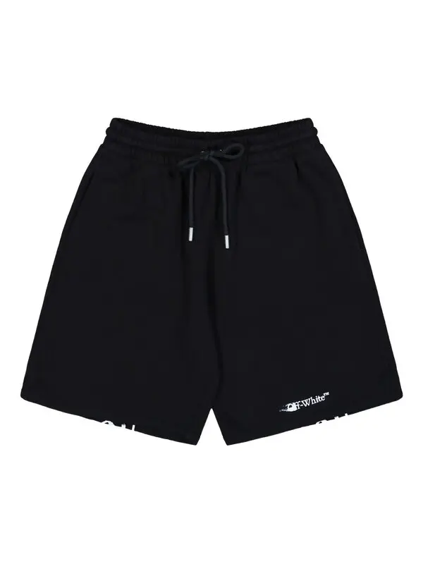 Off-White Logo Printed Drawstring Shorts