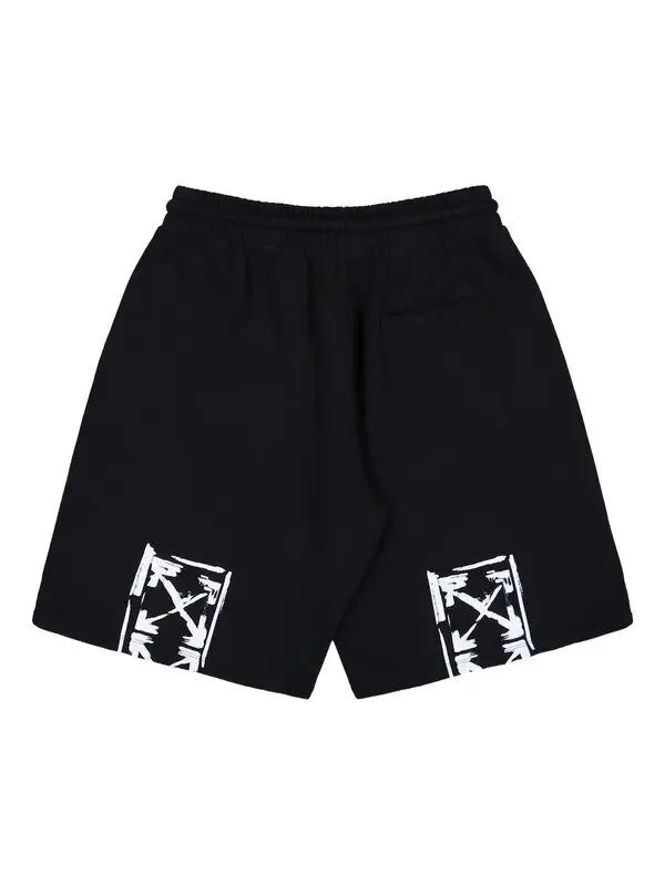 Off-White Logo Printed Drawstring Shorts