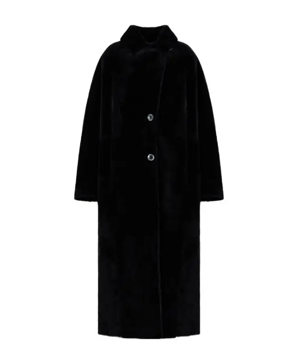 Emporio Armani Classic-collar Shearling Coat