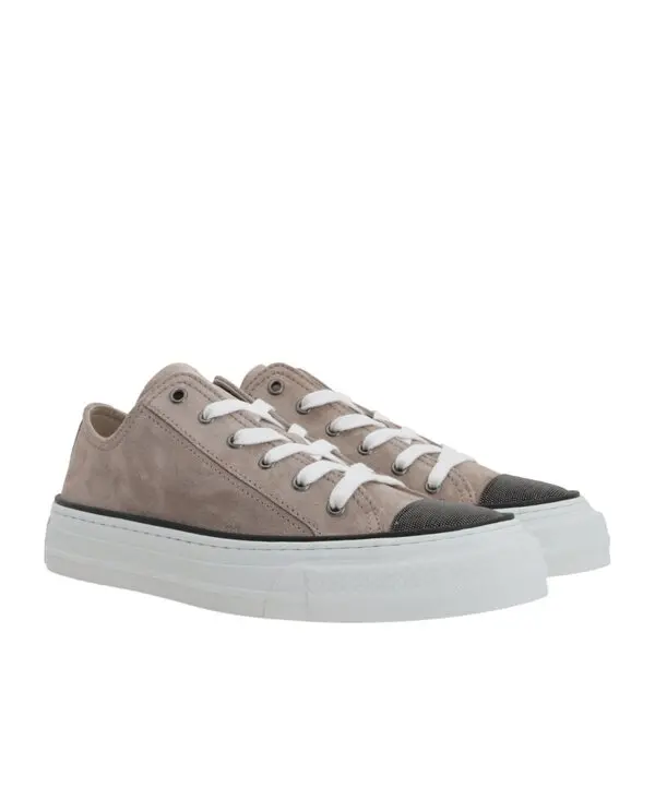Brunello Cucinelli Round-toe Lace-up Sneakers