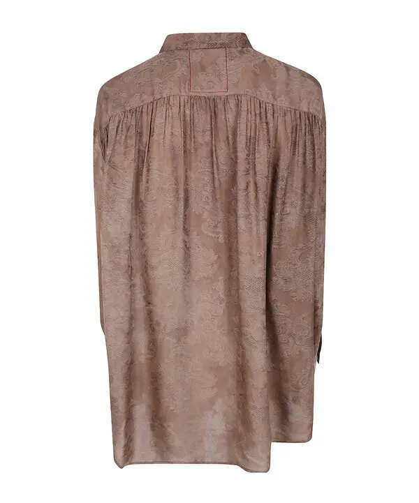 UMA WANG Long Sleeve Casual Jacket With All-over Pattern