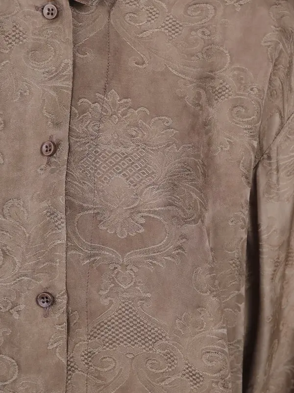 UMA WANG Long Sleeve Casual Jacket With All-over Pattern