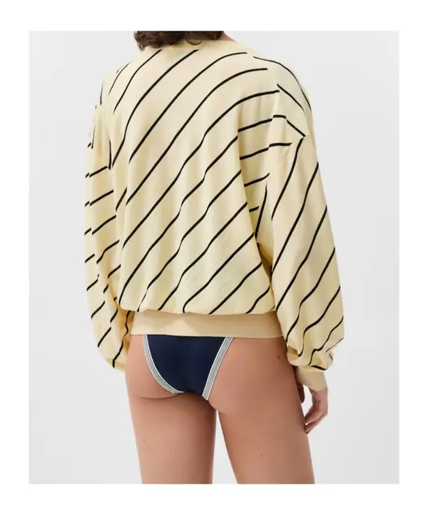 Versace Diagonal Stripe V-neck Cardigan