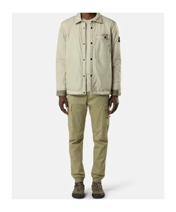 Stone Island Wind-resistant Padded Coach Jacket With Anti-drop